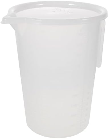 Luxshiny Measuring Jug, 5L Measure Pitcher, Large Plastic Mixing ...