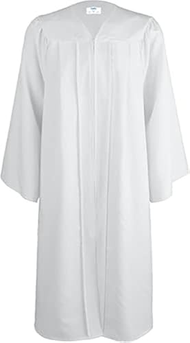 TngHui Unisex Matte Graduation Gown for High School,Choir Robes for ...