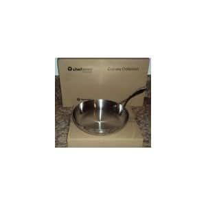 Amazon.com: Tupperware Chef Series Stainless Steel 9.5" Open Frypan ...