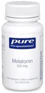 Pure Encapsulations Melatonin 0.5 mg | Antioxidant Supplement to ...