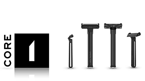OneBlade Core Safety Razor for Fine Hair - Includes Stand & 10 Premium ...