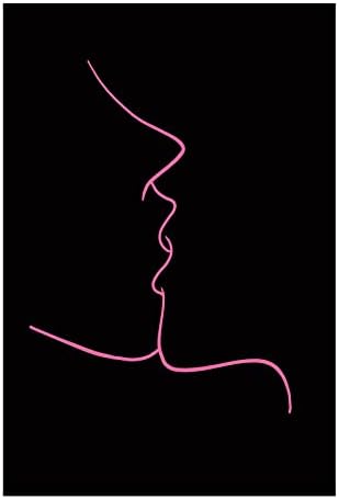 Abstract Kiss Painting