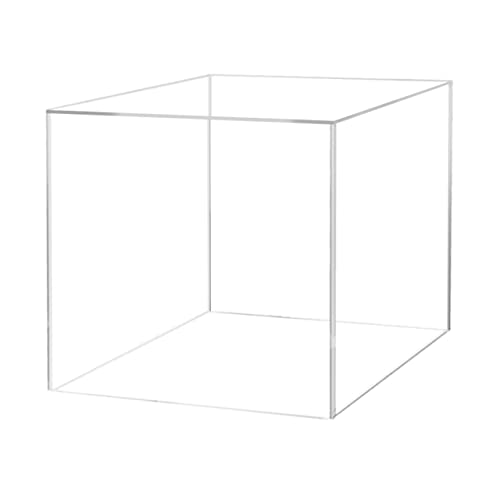 Marketing Holders 12 Inch Clear Acrylic Display Box Versatile Square ...