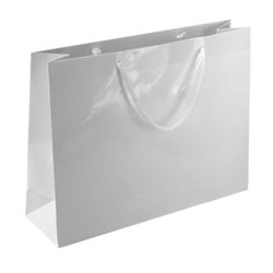 Shopping Bags Direct Large Landscape White Gloss laminated Matching ...