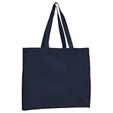 BAGedge 8 oz. Canvas Tote, Black, OS: Handbags: Amazon.com