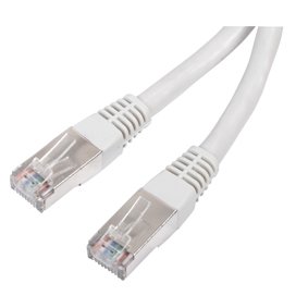 30M Ethernet Cable / CAT6 Network Lead / Screened / CCA / Grey / RJ45 ...