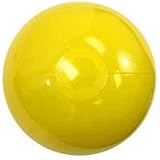 Amazon.com: 16-Inch Deflated Size Solid Gold Beach Ball - Inflatable to ...