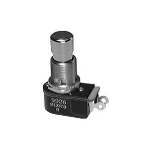 AC/DC Push Button Momentary Switch - SPST / (Off)-On : 30-14451: Electronic Component Pushbutton ...