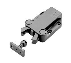 Amazon.com: Hafele 245.50.301 Touch Latch Non-Magnetic, Black by Hafele ...