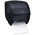 San Jamar T850TBK Black Pearl Integra Plastic Lever Roll Towel ...