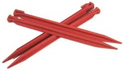 Amazon.com : 12" Long Red Plastic Tent Stakes PKG (8) : Sports & Outdoors