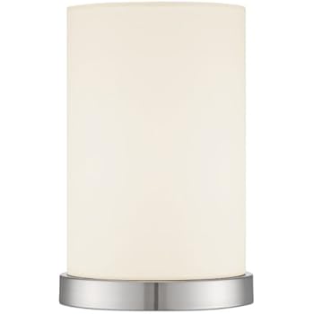 Frosted Glass Cylinder 14 1 4 High Accent Table Lamp Amazon
