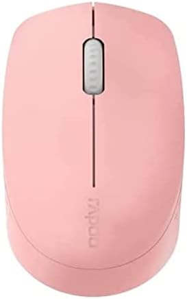 Rapoo M100 Silent Multi-Mode Wireless Mouse (Pink) -Works with Mac ...