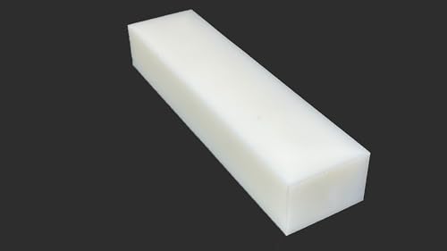 High-Density-Polyethylene (HDPE) Plastic Block 2" X 3" X 12" - For ...
