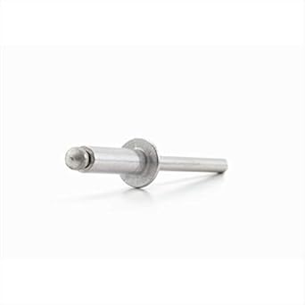POP AD42ABS-GY Open End Blind Rivet; 1/8 Inch (0.125 Inch), (0.063-0. ...