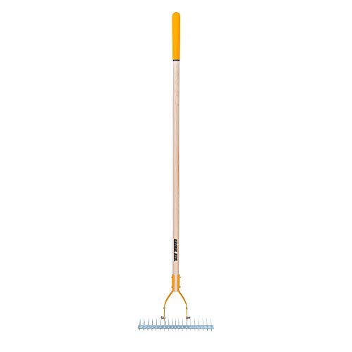 True Temper 2914000 Adjustable Thatching Rake with 54 in. Hardwood ...