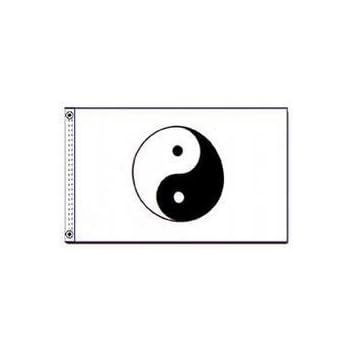 Amazon.com : Yin Yang Flag - 3' x 5' Polyester Flag : Outdoor Flags ...