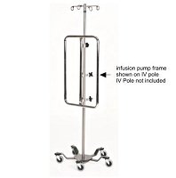 Amazon.com: IV Pole Multiple Infusion Pump Frame (Requires Clamp Sold ...
