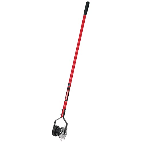 Truper 35195 Rotary Lawn Edger with Dual Wheel - Fiberglass Handle with ...