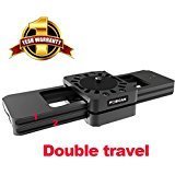 Double travel Camera Slider Protable Mini Tracking Shooting Track Dolly ...