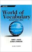 Amazon.com: World of Vocabulary, Blue Level, Annotated Teacher's ...