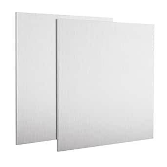 Amazon.com: 2 Pack 3003 Aluminum Sheet Metal 12x12x1/8 Inch Metal Plate ...