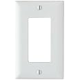 Pass & Seymour TP26-W Decora Wallplate, 1-Gang, Nylon, White - Amazon.com
