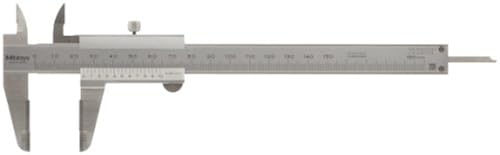 Mitutoyo 530-109 Vernier Caliper, Stainless Steel, 0-300mm Range, +/-0.08mm Accuracy, 0.05mm ...