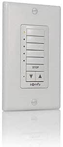 Amazon.com: Somfy 1810813- Decoflex Wirefree RTS Wall Switch, 5 Channel ...