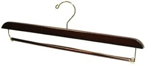 Amazon.com: 17" Pant Hanger with Locking Trouser bar - Small Box of 20 ...