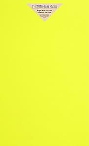 Amazon.com : 100 Bright Neon Yellow Fluorescent Color Cardstock - 8.5 ...