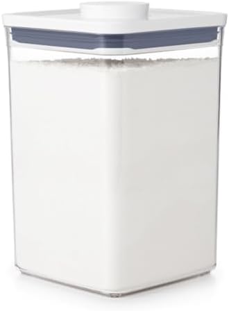 OXO Good Grips POP Container - Airtight Food Storage - Big Square Medium 4.4 Qt Ideal for 5lbs ...