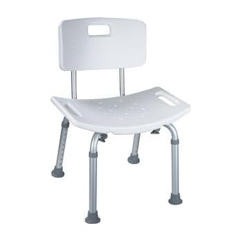Amazon.com: Medline Guardian Bath Bench with Back: Health & Personal Care