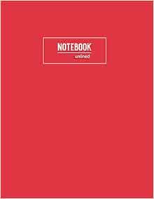 Notebook Unlined: The Unlined Blank Notebook Pages Perfect for Writing ...