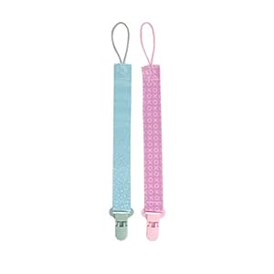 Amazon.com : Nuby Pacifinder Pacifier Clip, 2 Pack Pacifier Holder for ...