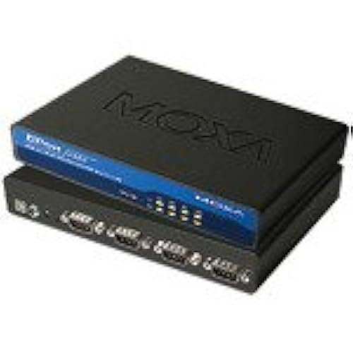 MOXA UPort 1450I USB to 4-Port RS-232/422/485 Serial Hub, USB 2.0 hi-Speed, 921.6Kbps, 15KV ESD ...