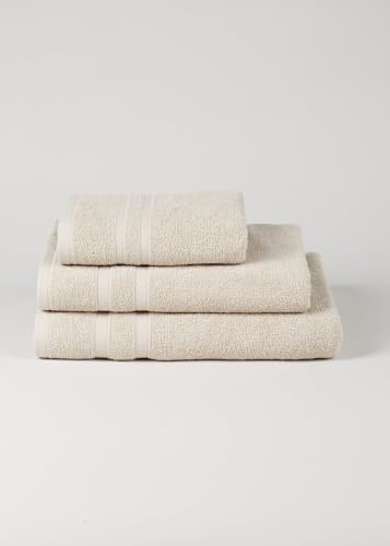سعر Matalan Cotton Bath Towels, 130 cm x 70 cm Size, Beige فى مصر ...