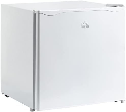 HOMCOM Mini Freezer Countertop, 1.1 Cu.Ft Compact Upright Freezer with ...