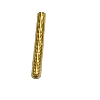 THua store Brass Thread Rod M3 L20mm 30 40 50 100mm Brass Metric Bolt ...