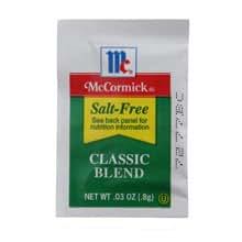 Amazon.com : McCormick Salt Free Classic Blend Seasoning - 0.03 oz ...