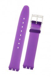 Amazon.com: Genuine Swatch Skin Purple Classiness Purple Rubber Watch ...
