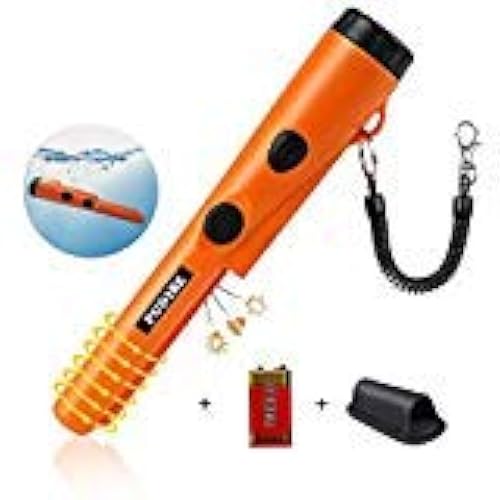 Fully Waterproof Pinpoint Metal Detector Pinpointer 360° Search ...