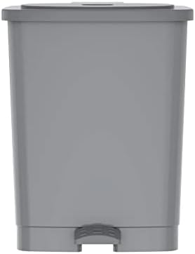 Cosmoplast 20 Liter Step-On Waste Bin - Grey price in UAE | Amazon UAE ...