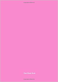Pink Blank Book: 100 Page Blank Book With Pink Cover: Amazon.co.uk ...
