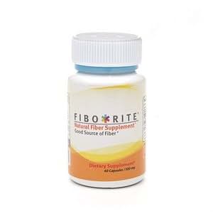 Amazon.com: Fibo-Rite Natural Fiber Supplement 500 mg Capsules, 60 ea ...