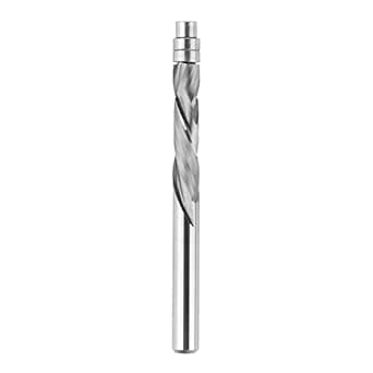 SpeTool 1/4 Shank Pattern Router Bit Extra Long Compression Spiral ...