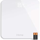 Amazon.com: iHome Digital Step On Bathroom Scale - High Precision Body ...