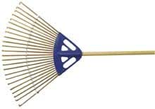 Amazon.com : Bamboo Rake - 24 Inch Wide Head, 24 Tines : Garden Rakes ...