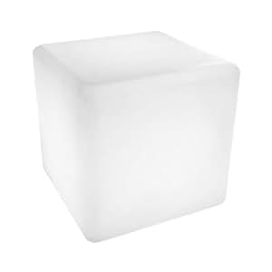 Cubo Luminoso con LUZ LED 40cm, Cambio de Color, Sin Cables, 24H ...