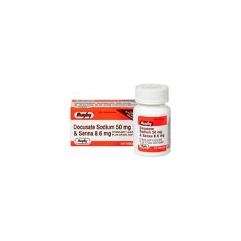 Amazon.com: Docusate Sod & Senna 50/8.6mg 100ct. *Compare to Peri ...